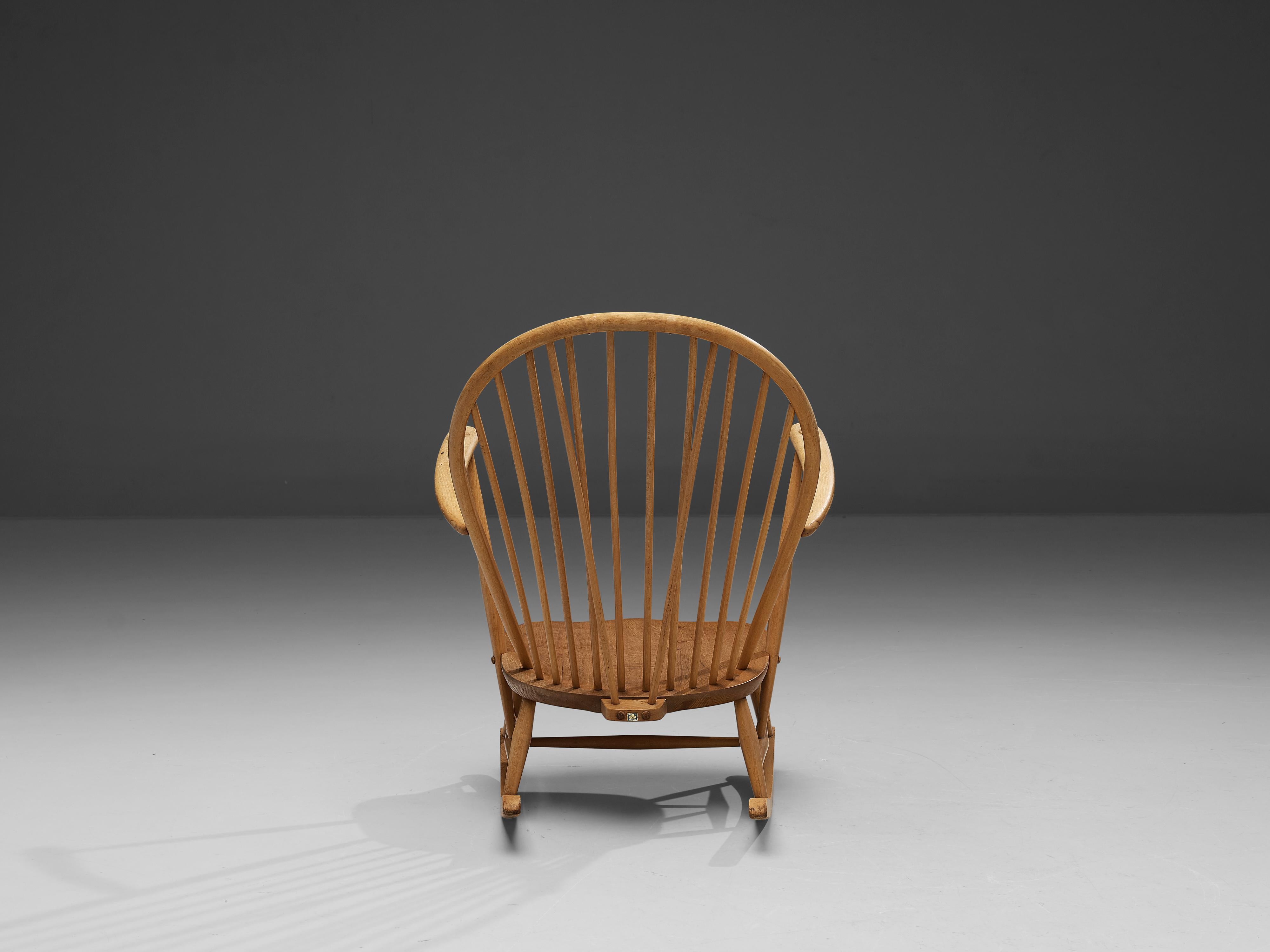Lucian Ercolani for Ercol Rocking Chair in Beech and Oak For Sale at ...