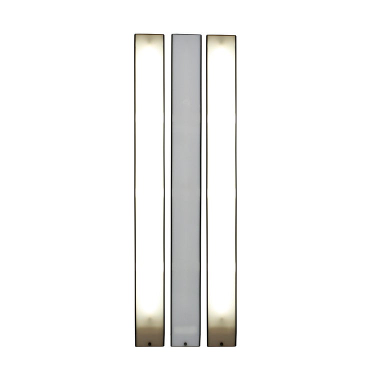 Luciano Bertoncini "Gronda" Modular Vertical Italian Wall Light, 1970s ...