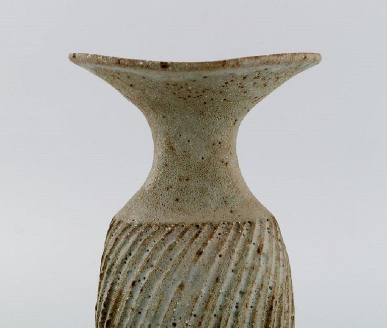 Lucie Rie, Large Modernist Unique Vase, Ca 1970 For Sale at 1stDibs