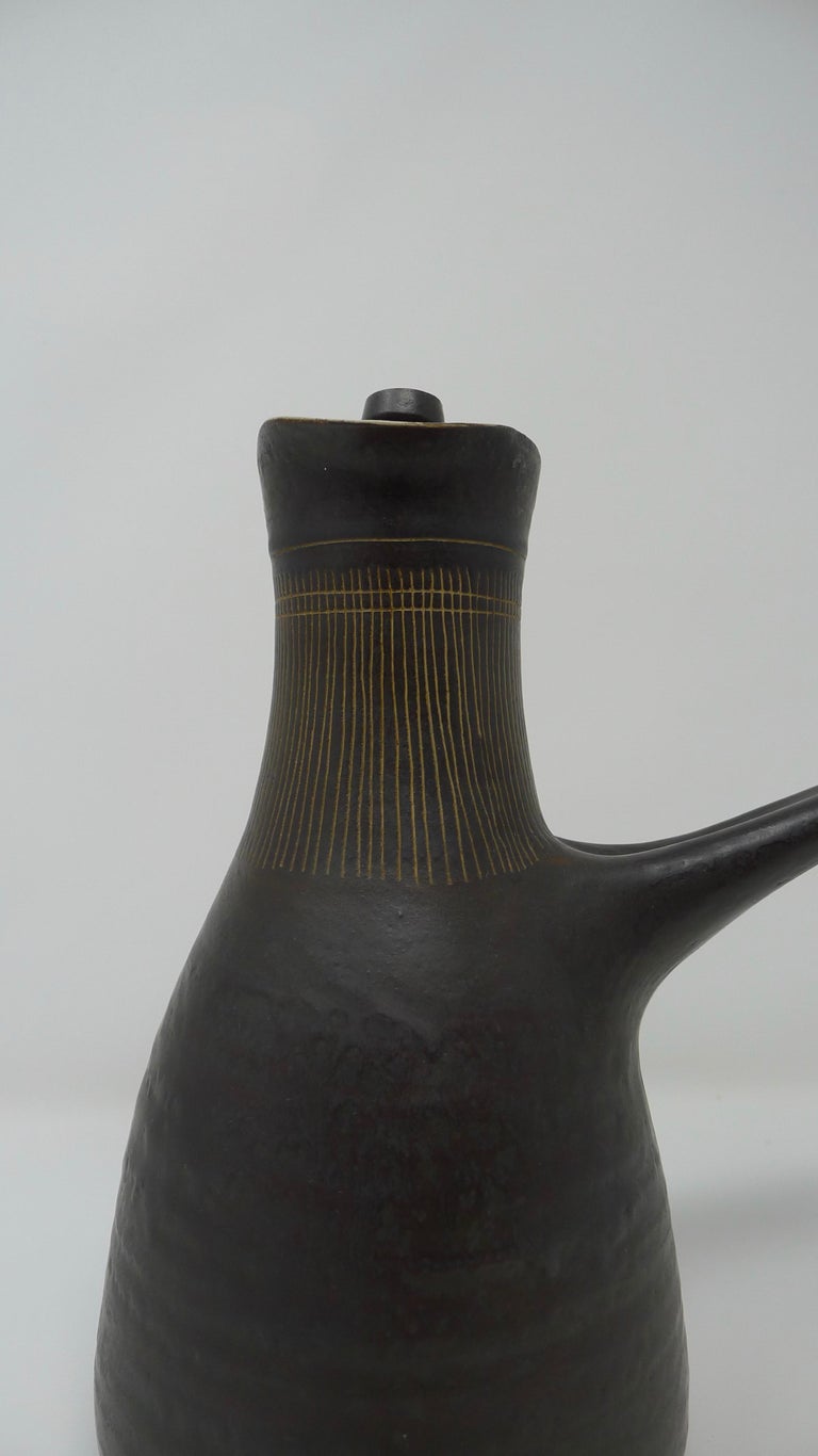 Lucie Rie Coffee Pot, circa 1960, Signed at 1stDibs