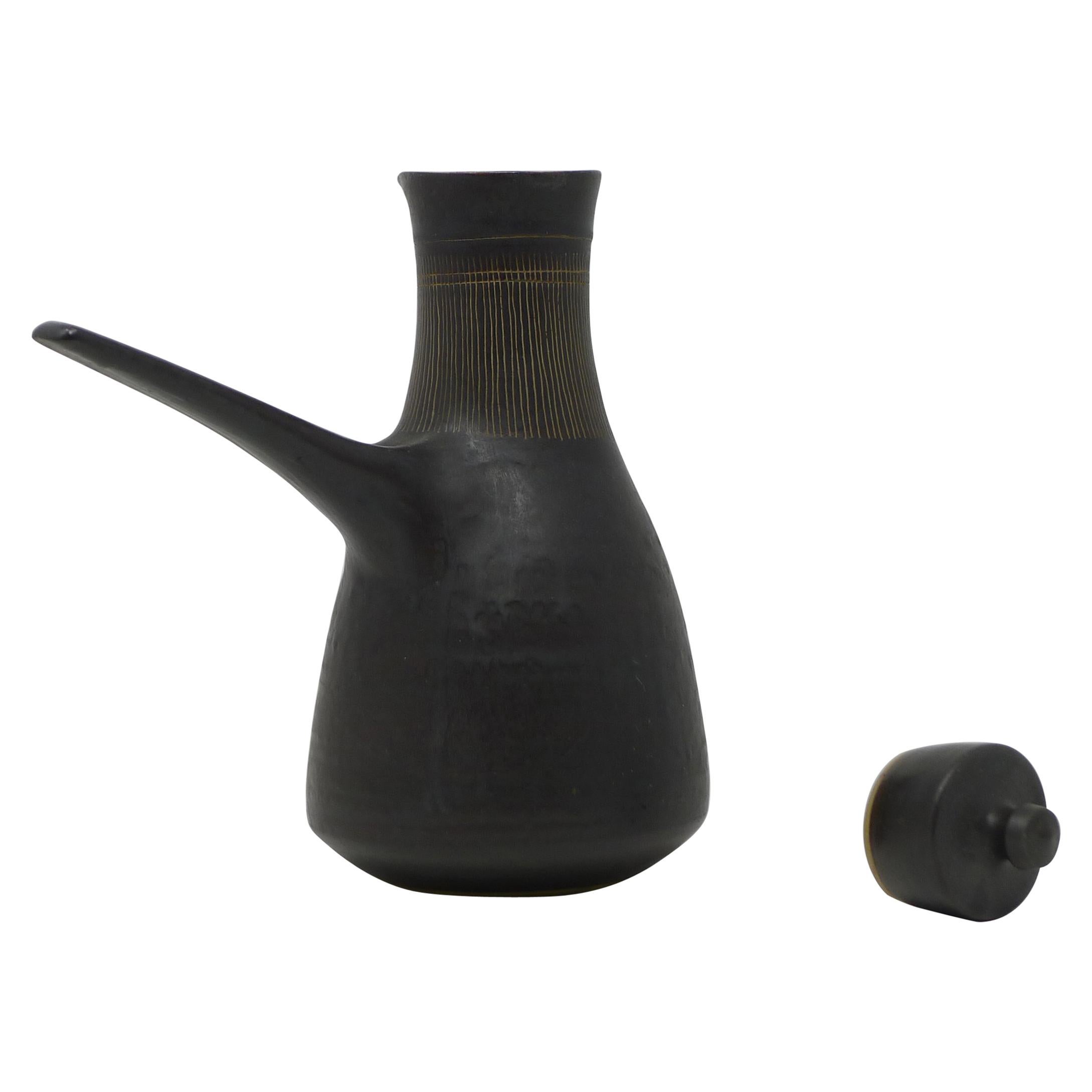 Lucie Rie Coffee Pot, circa 1960, Signed at 1stDibs