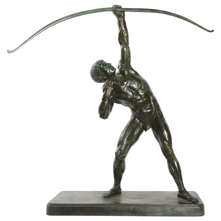 Lucien Alliot Sculpture:: Bronze:: France:: 1920s at 1stDibs