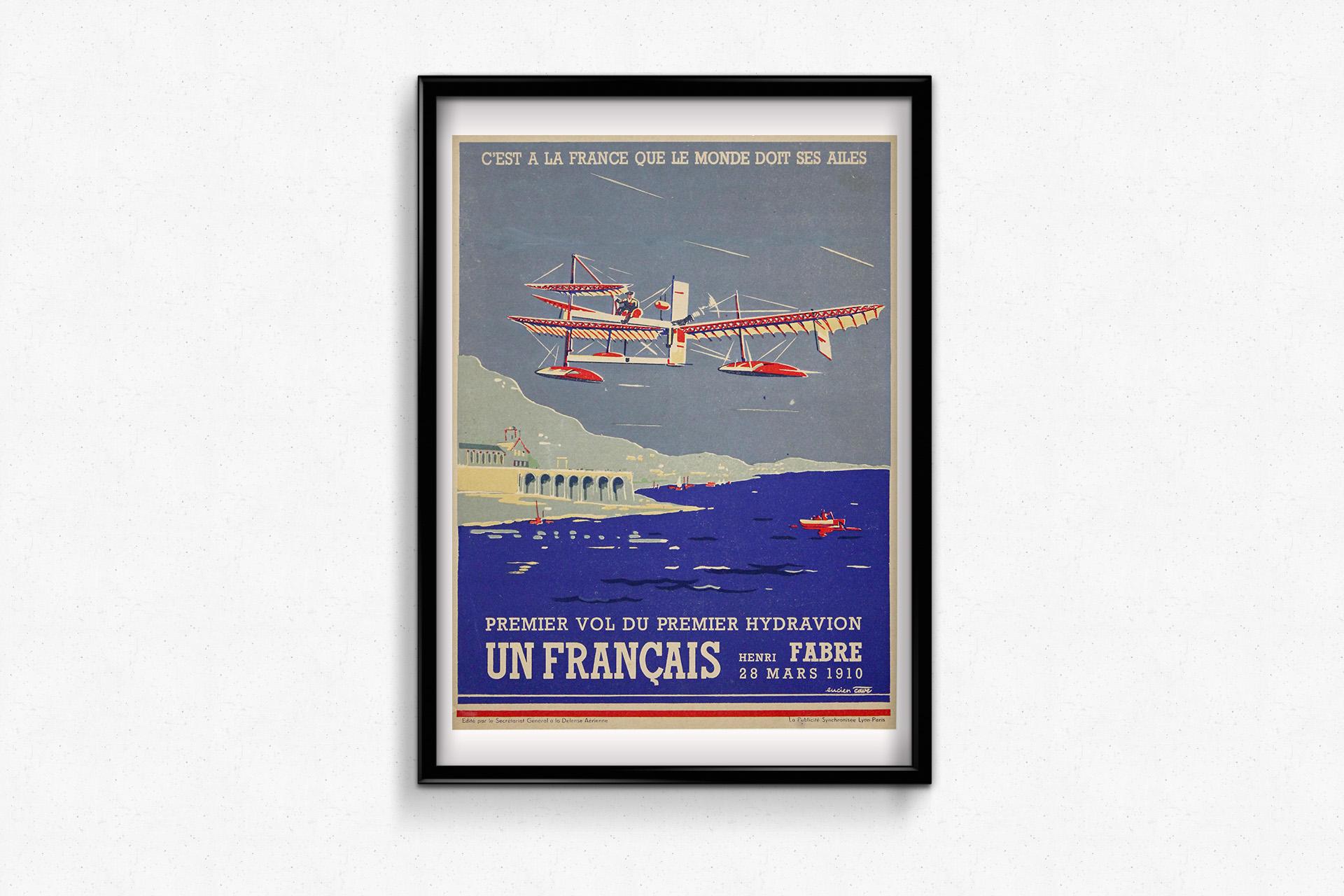 Lucien Cave - Circa 1930 aviation history: the first successful flight ...