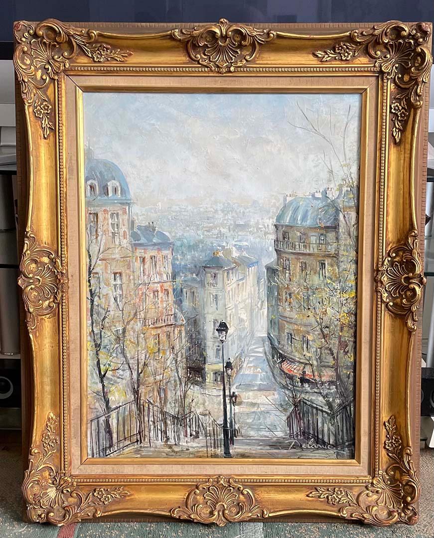 Lucien Delarue - Jardin de Montmartre For Sale at 1stDibs