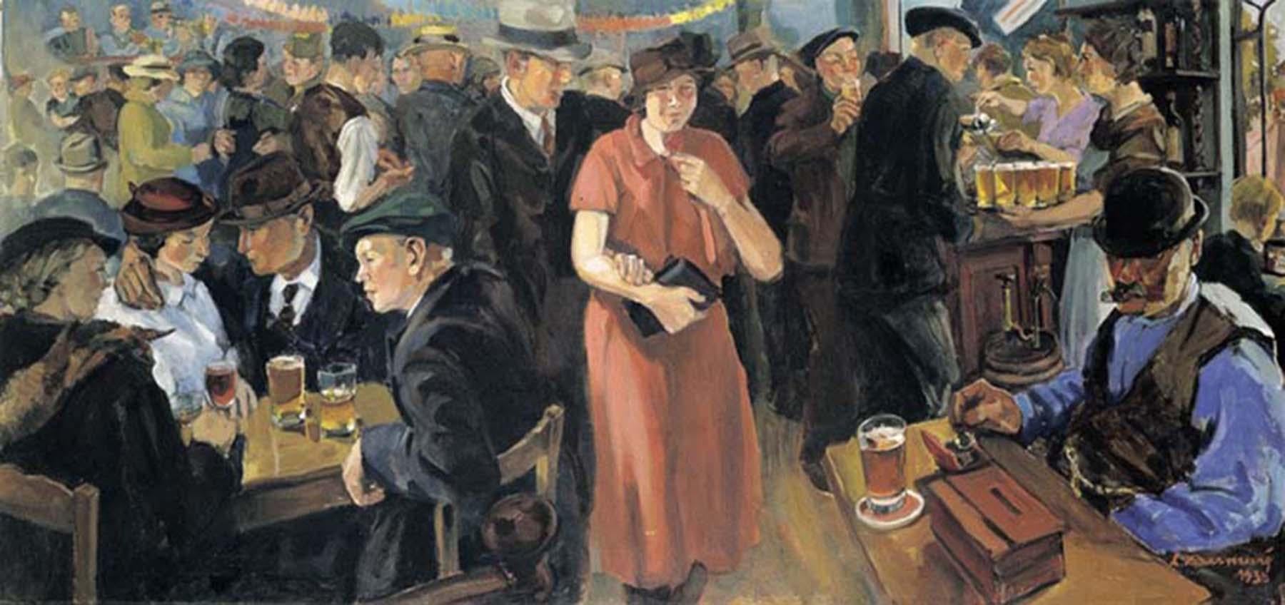 Charles Edward Chambers - Tea in the Afternoon at 1stDibs