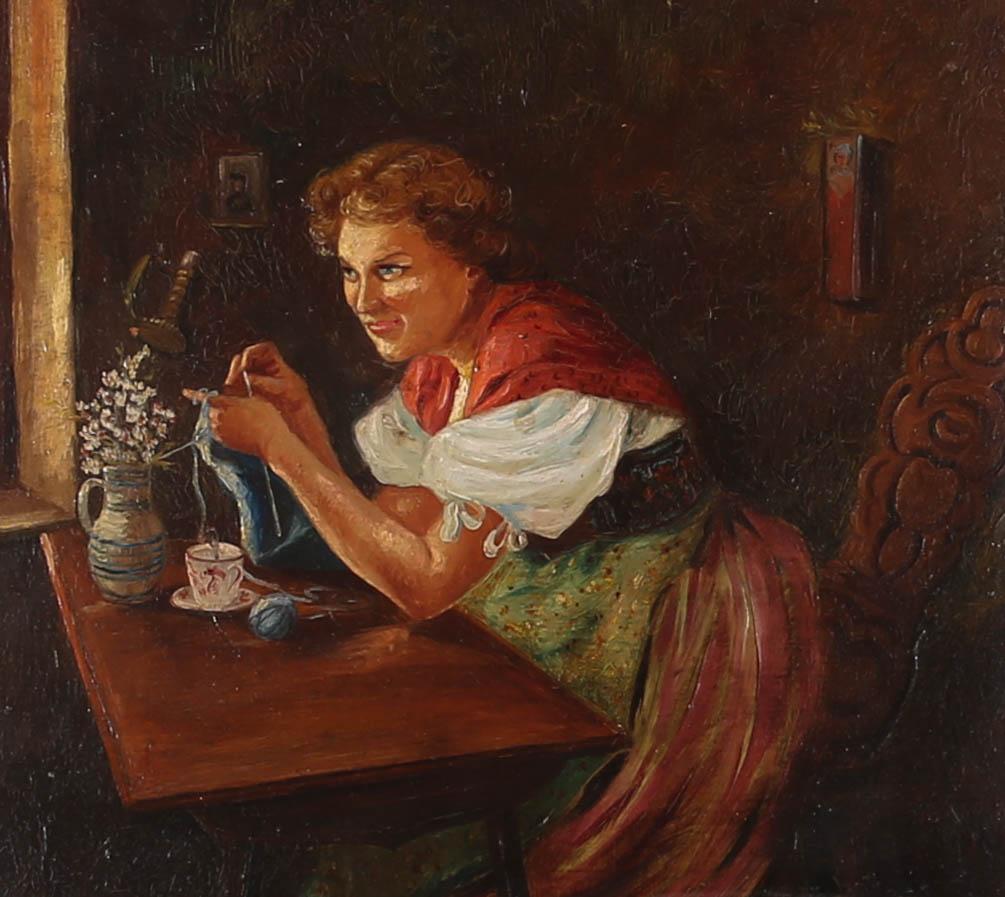 Manner of Lucien Gerard (1852-1935) - Early 20thC Oil, The Pleasure Of ...
