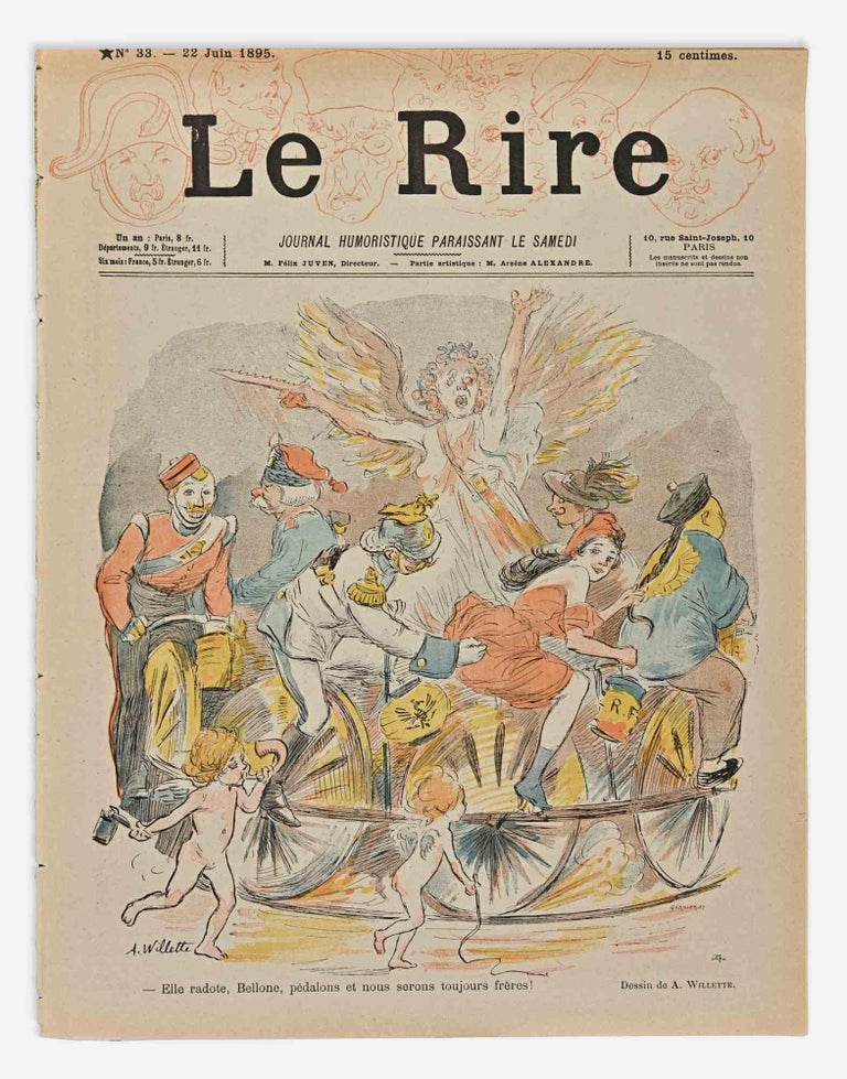 Lucien Métivet - Le Rire - Vintage Comic Magazine For Sale at 1stDibs