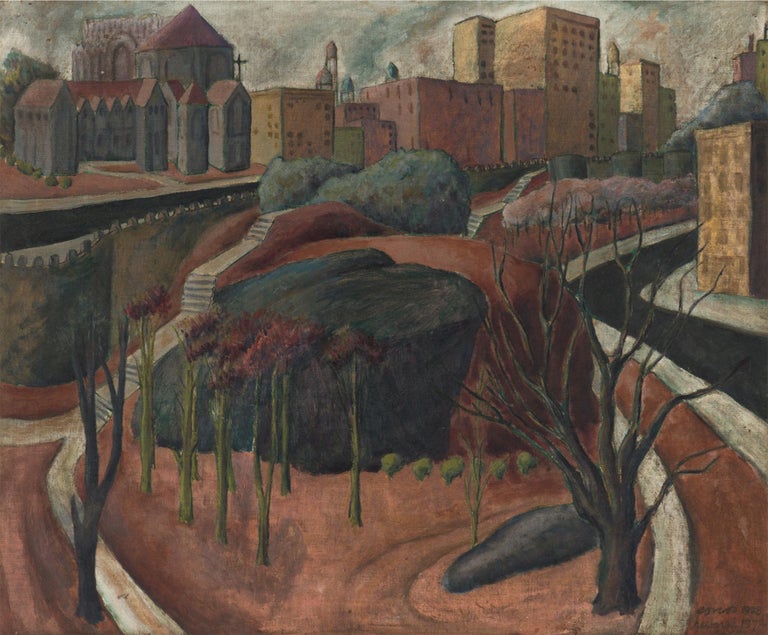 Lucille Corcos - Morningside Park, New York - Cathedral of St. John the ...