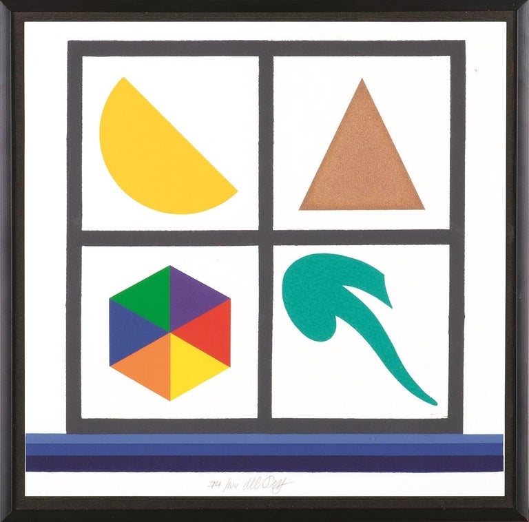 Lucio Del Pezzo - Untitled - Original Screen Print by Lucio del Pezzo ...