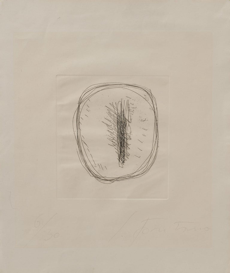 Lucio Fontana - Lucio Fontana - Concetto Spaziale - Hand-Signed Etching ...