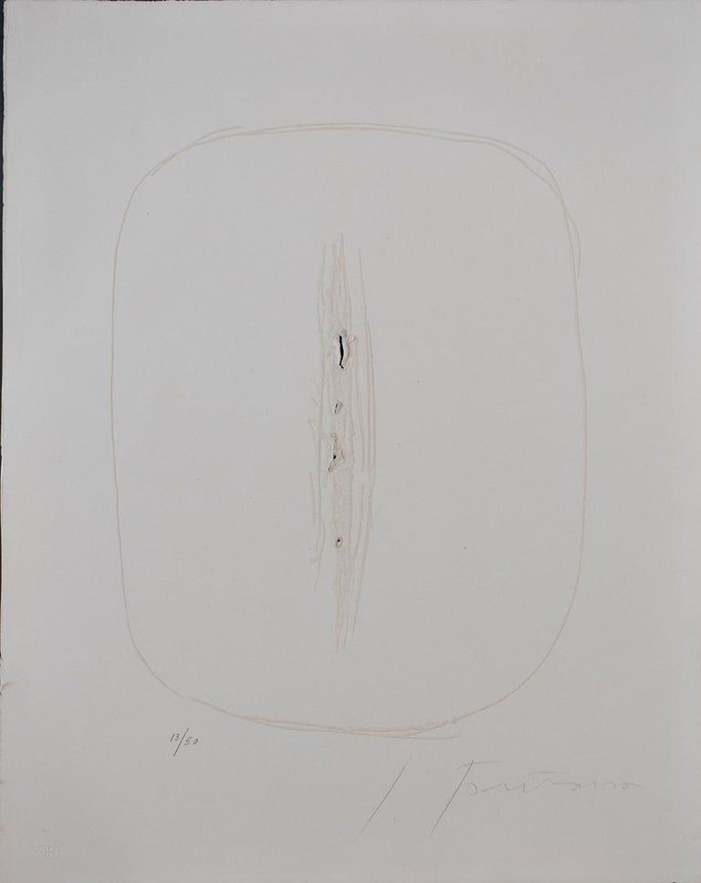 Lucio Fontana - Spatial Concept I, from: Six Original Etchings Italian ...