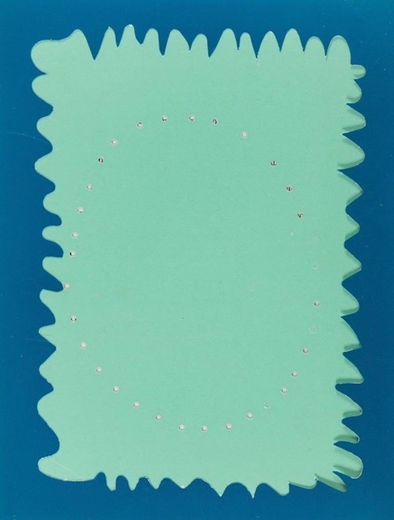 Lucio Fontana - Untitled, Limited Edition cut out For Sale at 1stDibs