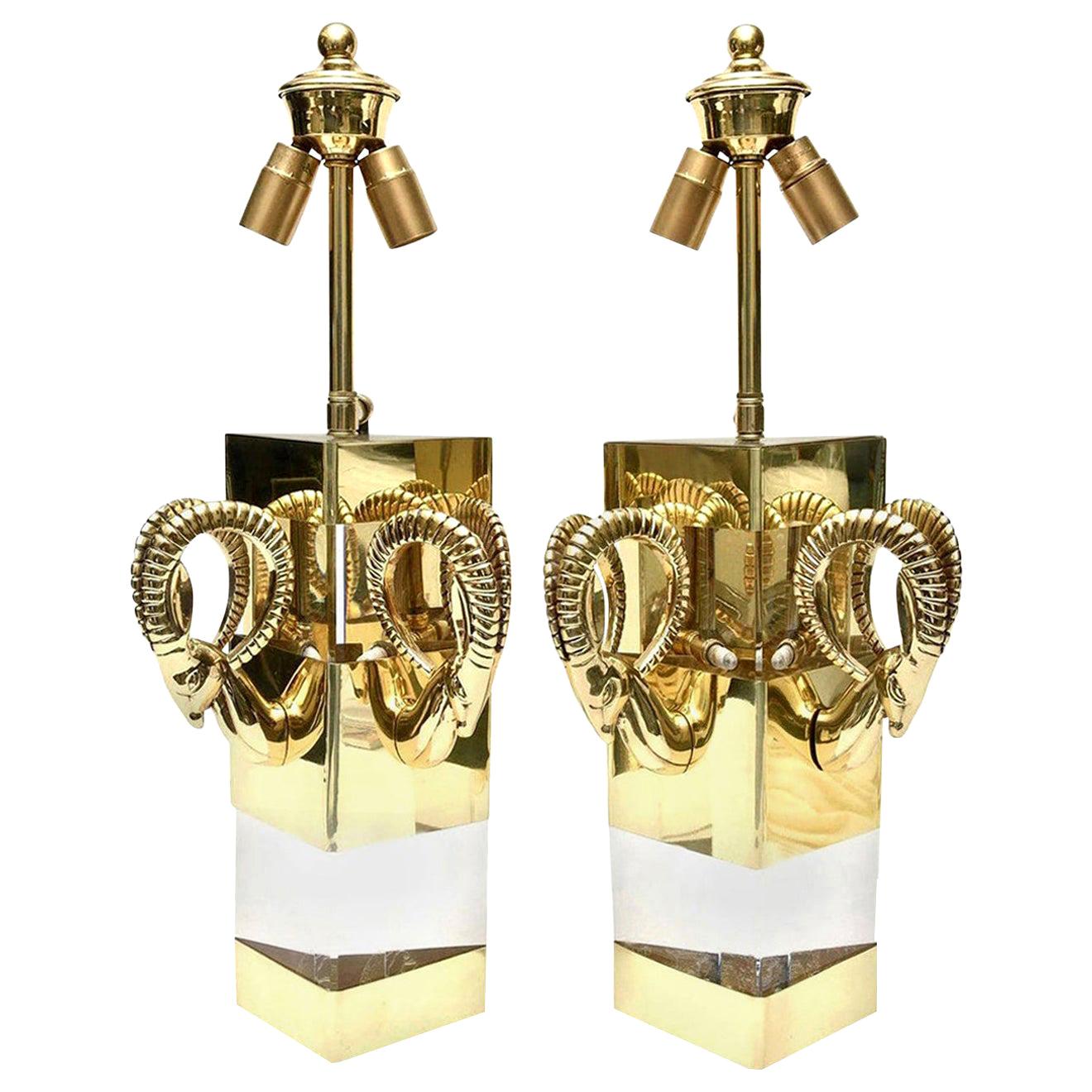 Arts and Crafts Hammered Brass Double Candle Sconces by Biddle and ...