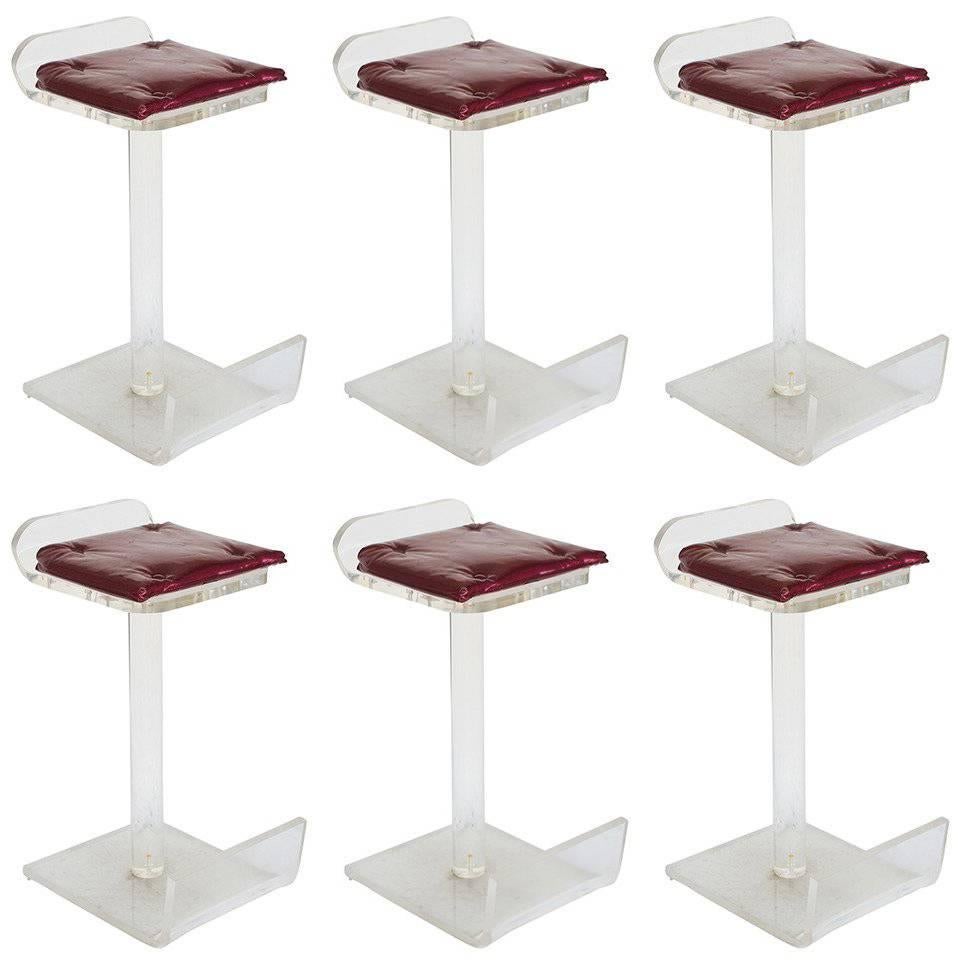 Lucite Bar Stools For Sale at 1stDibs | acrylic bar stools