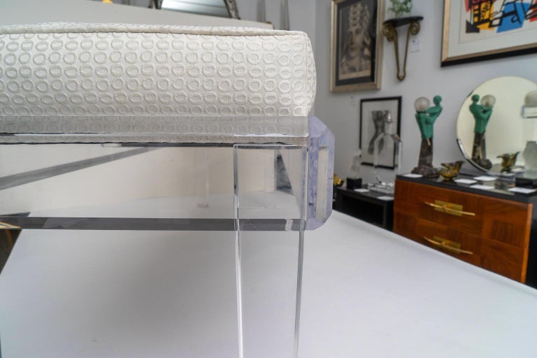 Lucite Bench at 1stDibs