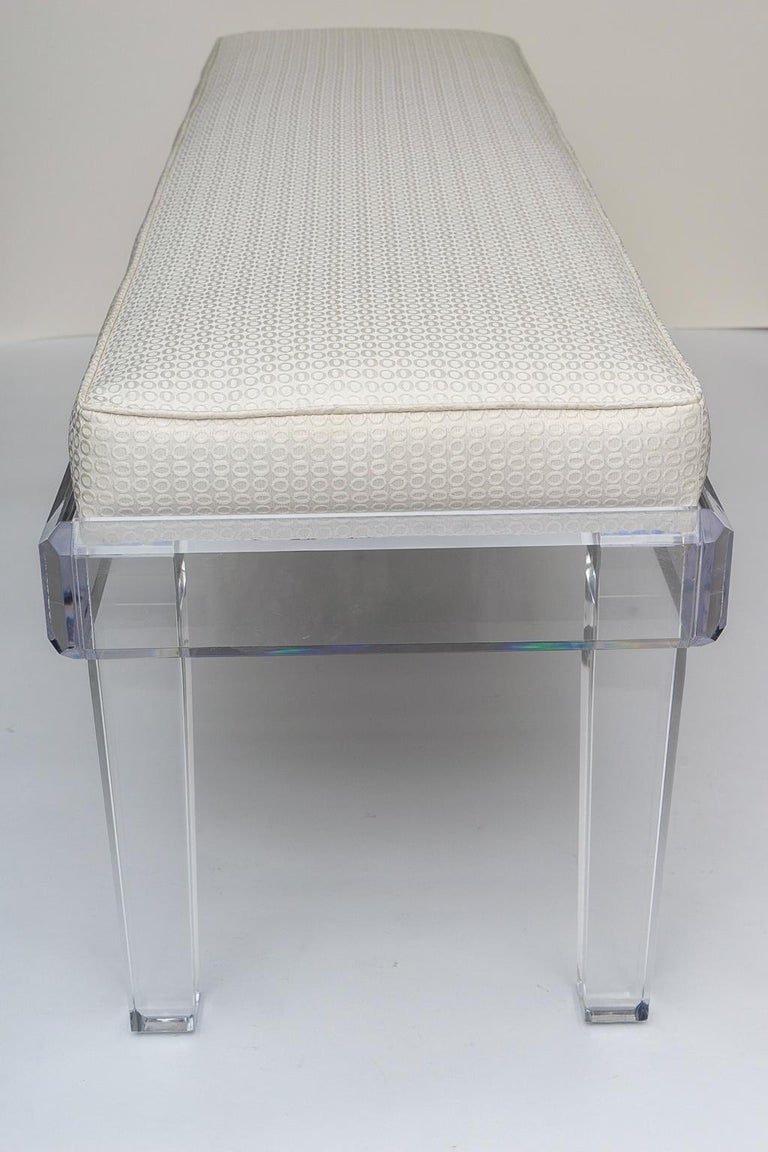 Lucite Bench at 1stDibs