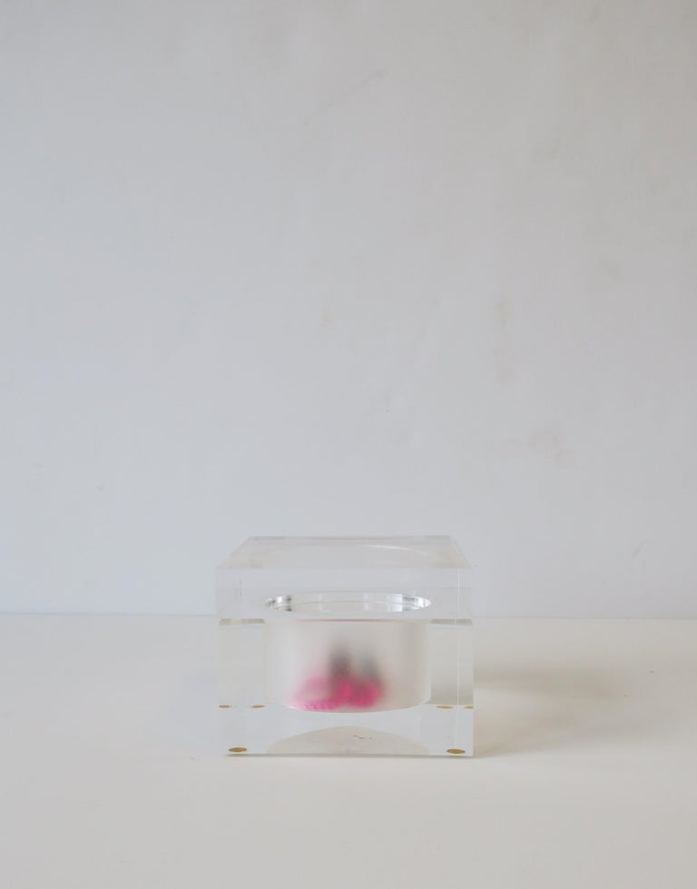 Lucite Box, 1990s For Sale at 1stDibs