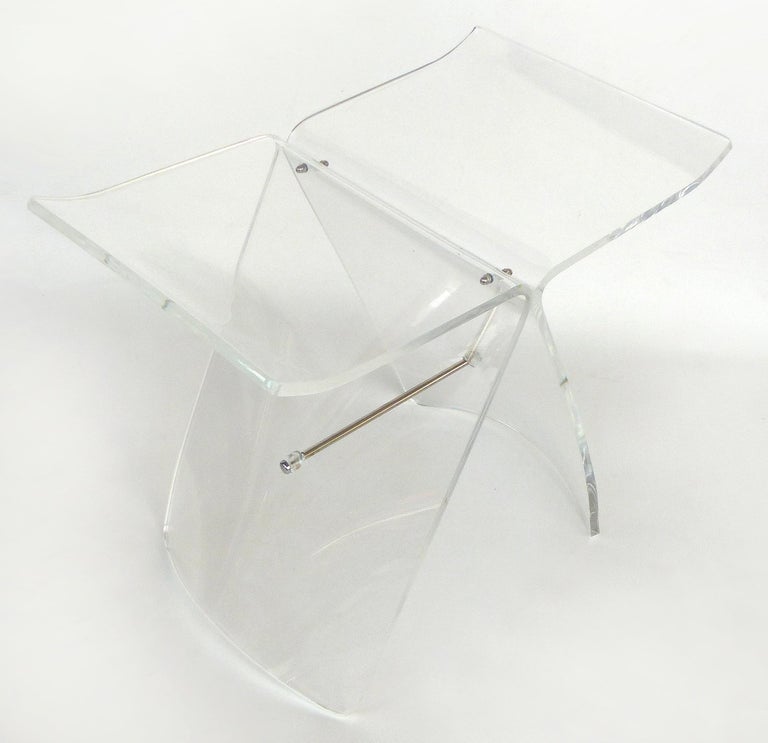 Lucite Butterfly Stool after the Original Bentwood Stool by Sori Yanagi ...