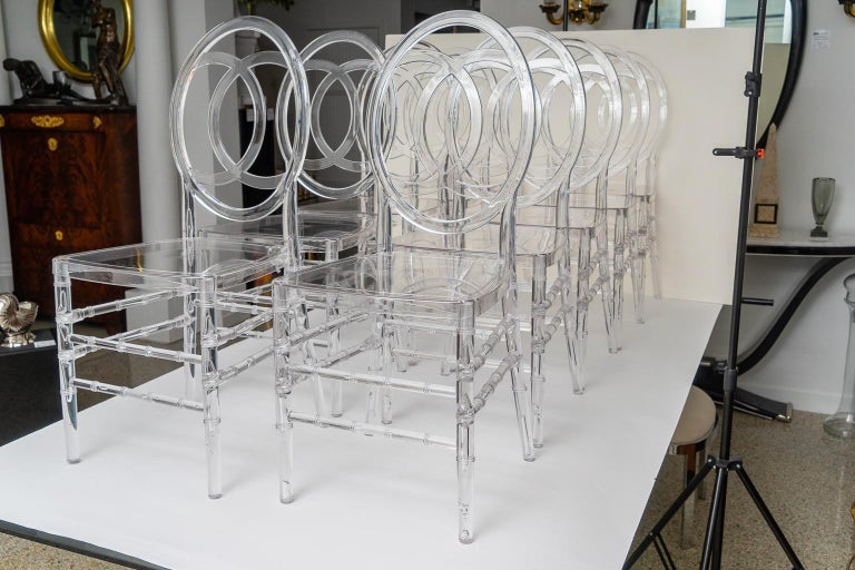 Lucite Dining Chairs at 1stDibs