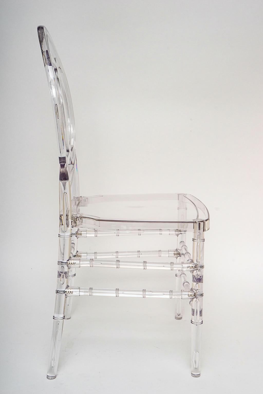 Lucite Dining Chairs at 1stDibs