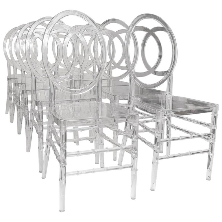 Lucite Dining Chairs at 1stDibs