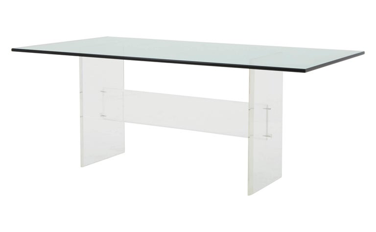 Lucite Dining Table at 1stDibs