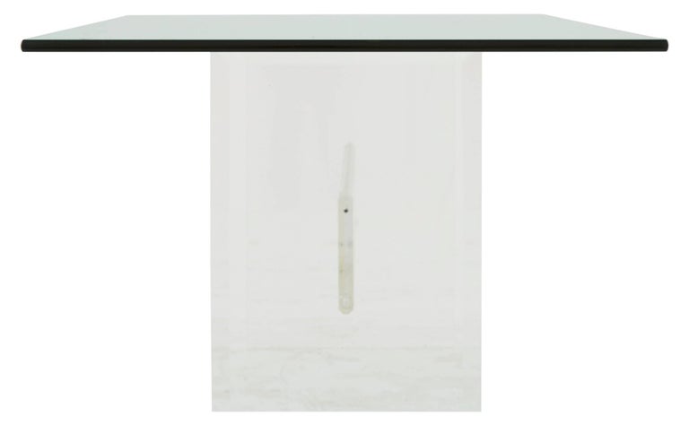 Lucite Dining Table at 1stDibs