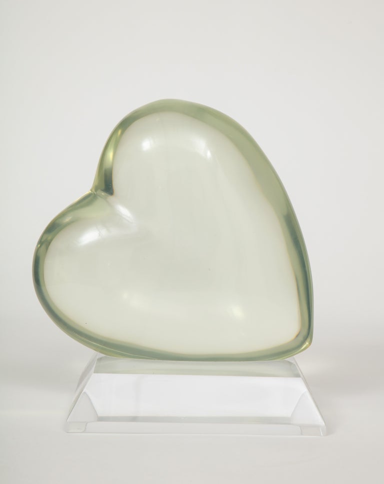 Lucite Heart Sculpture by Shlomi Haziza For Sale at 1stDibs | haziza ...