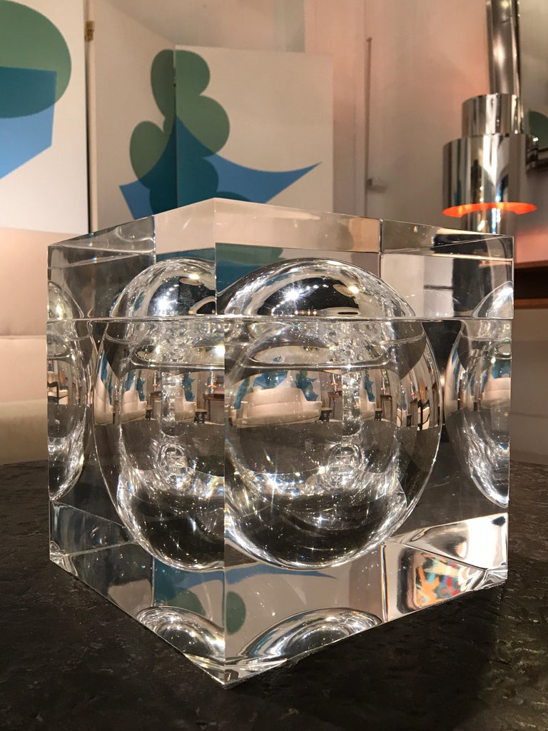 Lucite Large Box at 1stDibs