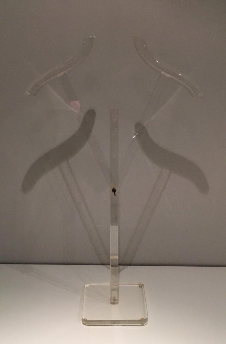 Lucite Night Stand, French Work, Circa 1970 For Sale at 1stDibs