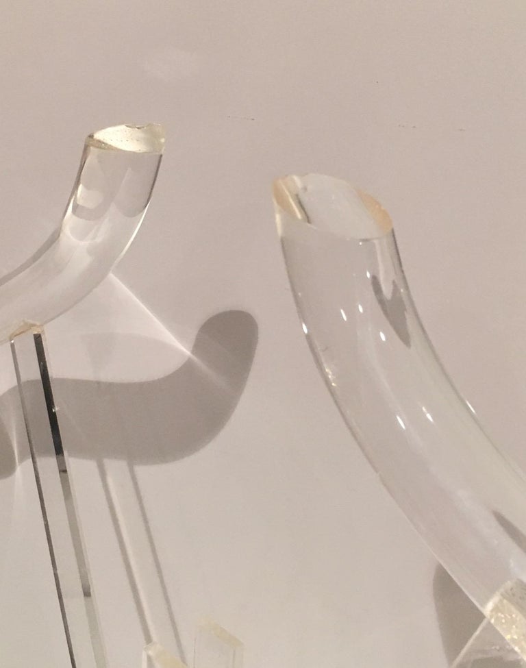 Lucite Night Stand, French Work, Circa 1970 For Sale at 1stDibs