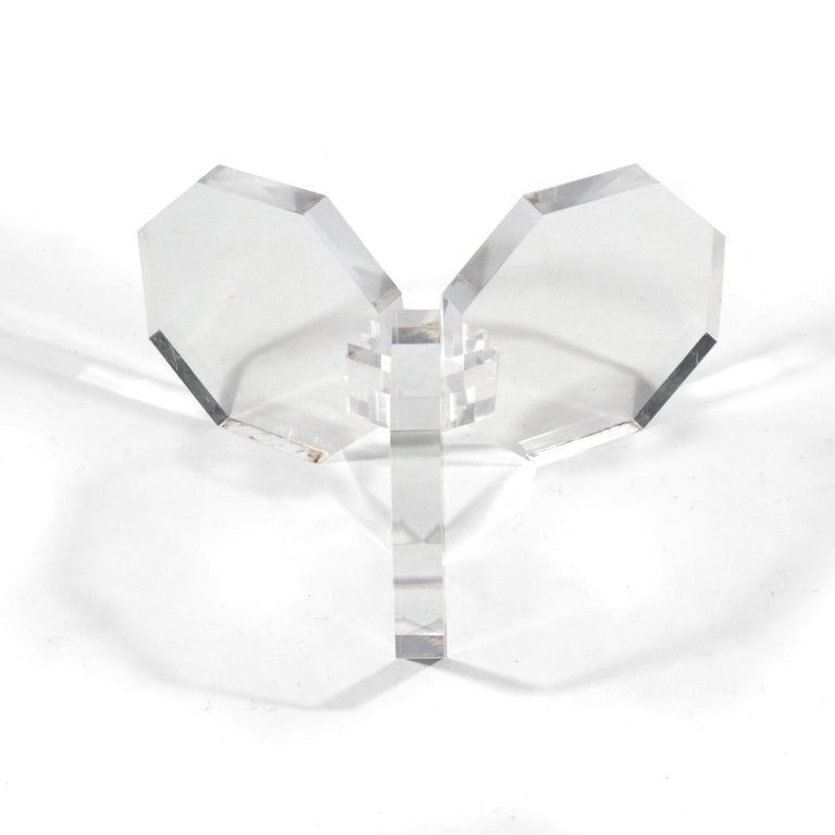 Lucite Octagonal Form Coffee Table For Sale at 1stDibs | lucite tables ...