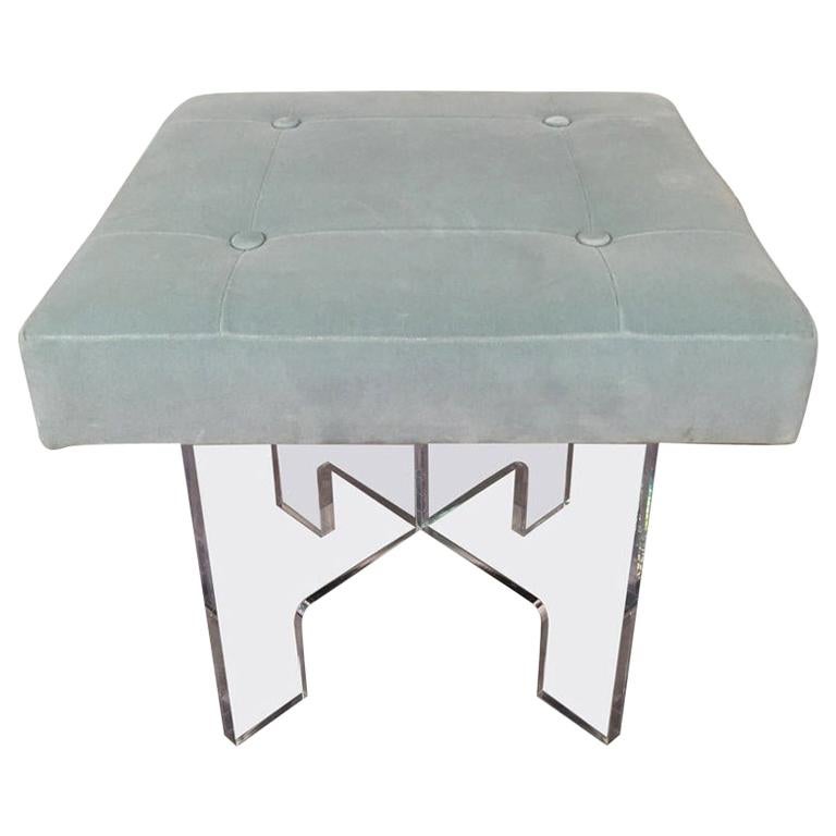 Lucite Stool at 1stDibs
