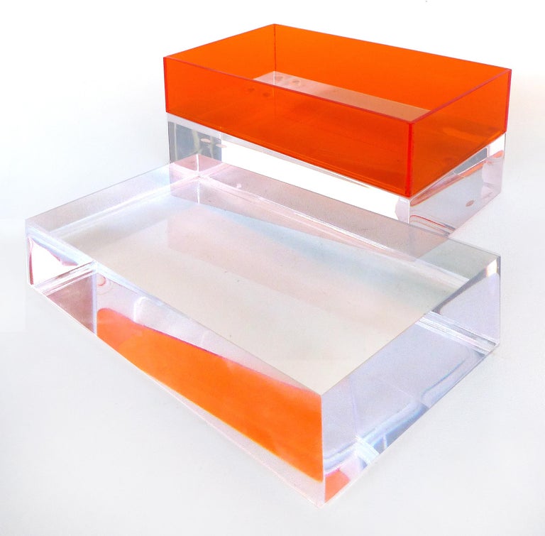 Custom Lucite Trinket or Jewelry Box For Sale at 1stDibs