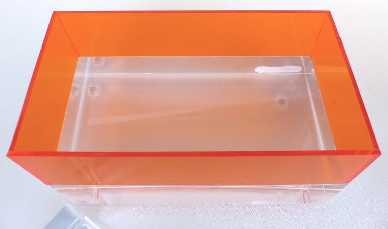 Custom Lucite Trinket or Jewelry Box For Sale at 1stDibs