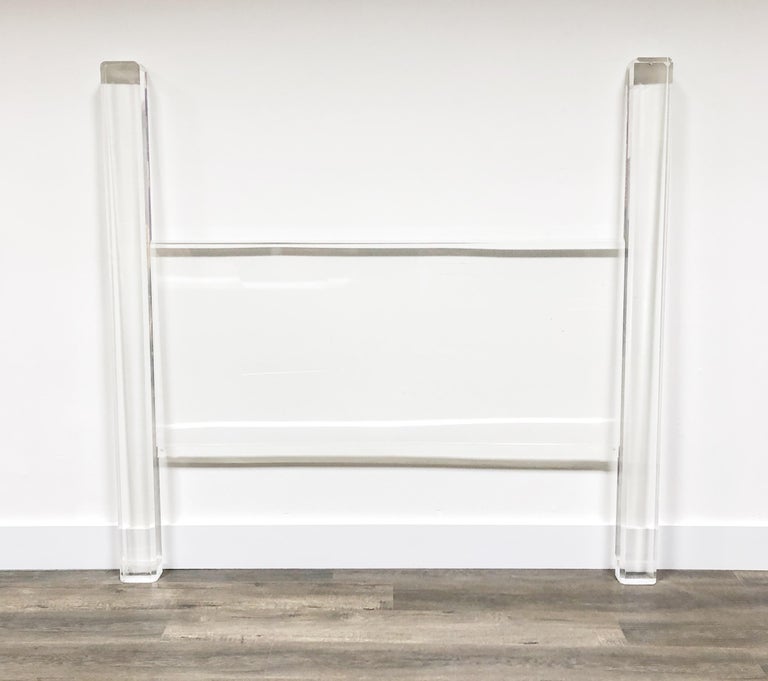 Lucite Two Postmodern Full-Sized and Queen-Sized Headboard, circa 1980s ...