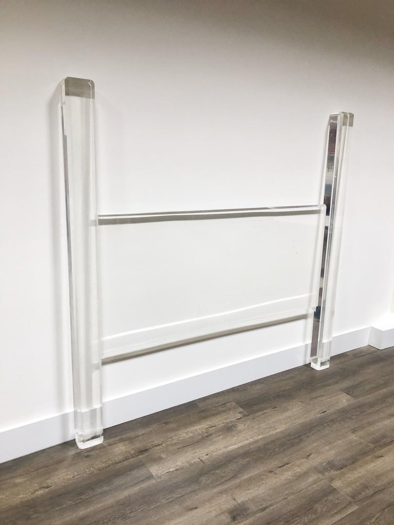 Lucite Two Postmodern Full-Sized and Queen-Sized Headboard, circa 1980s ...
