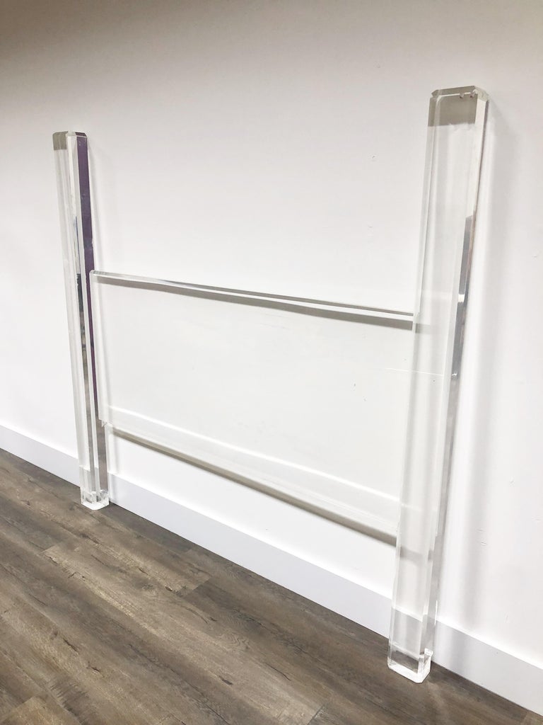 Lucite Two Postmodern Full-Sized and Queen-Sized Headboard, circa 1980s ...