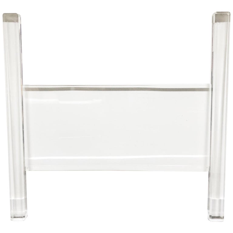 Lucite Two Postmodern Full-Sized and Queen-Sized Headboard, circa 1980s ...