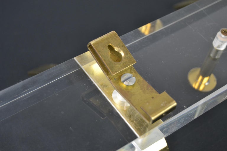 Lucite Wall Coat Rack, 1970s, Italy For Sale at 1stDibs | lucite coat rack