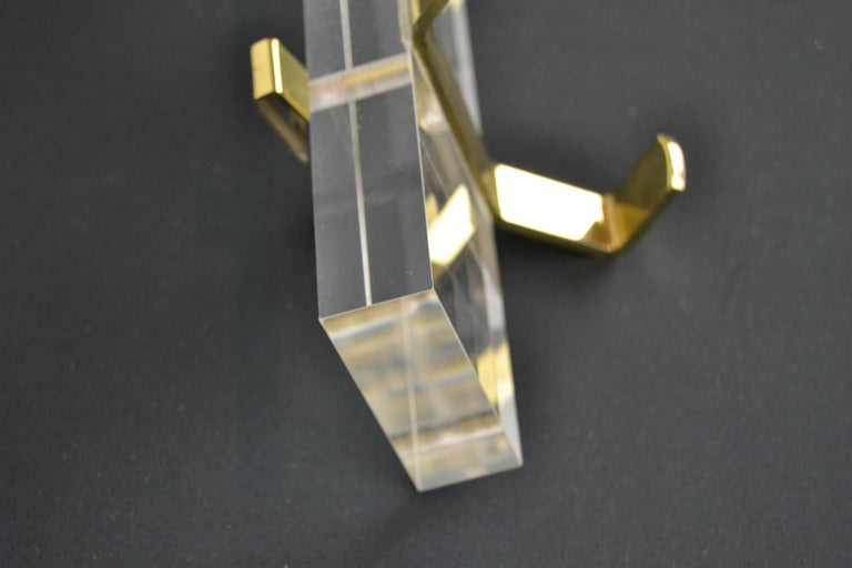 Lucite Wall Coat Rack, 1970s, Italy For Sale at 1stDibs | lucite coat rack