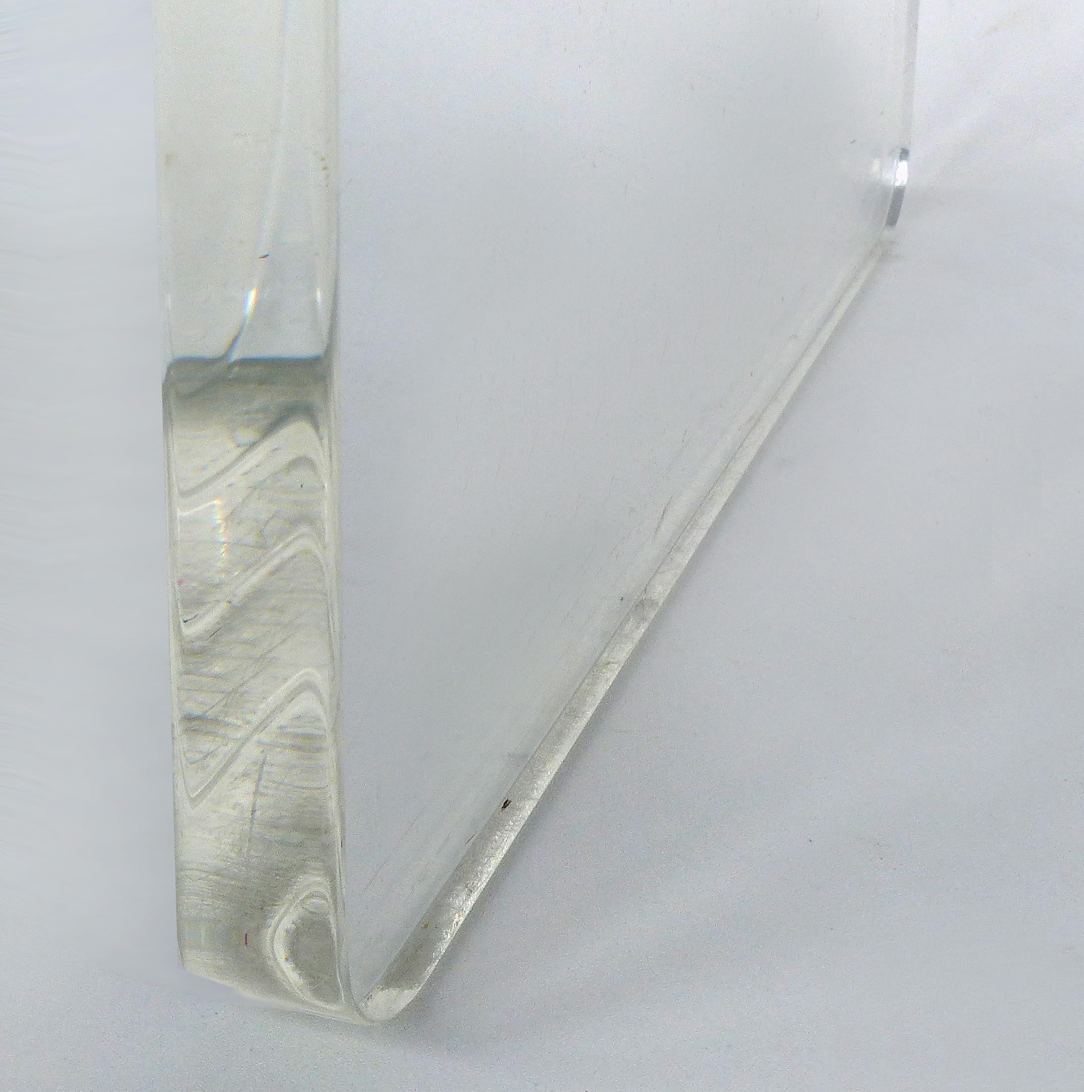 Lucite Waterfall Coffee Table at 1stDibs