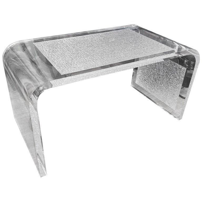 Lucite Waterfall Style Coffee Table For Sale at 1stDibs | lucite ...