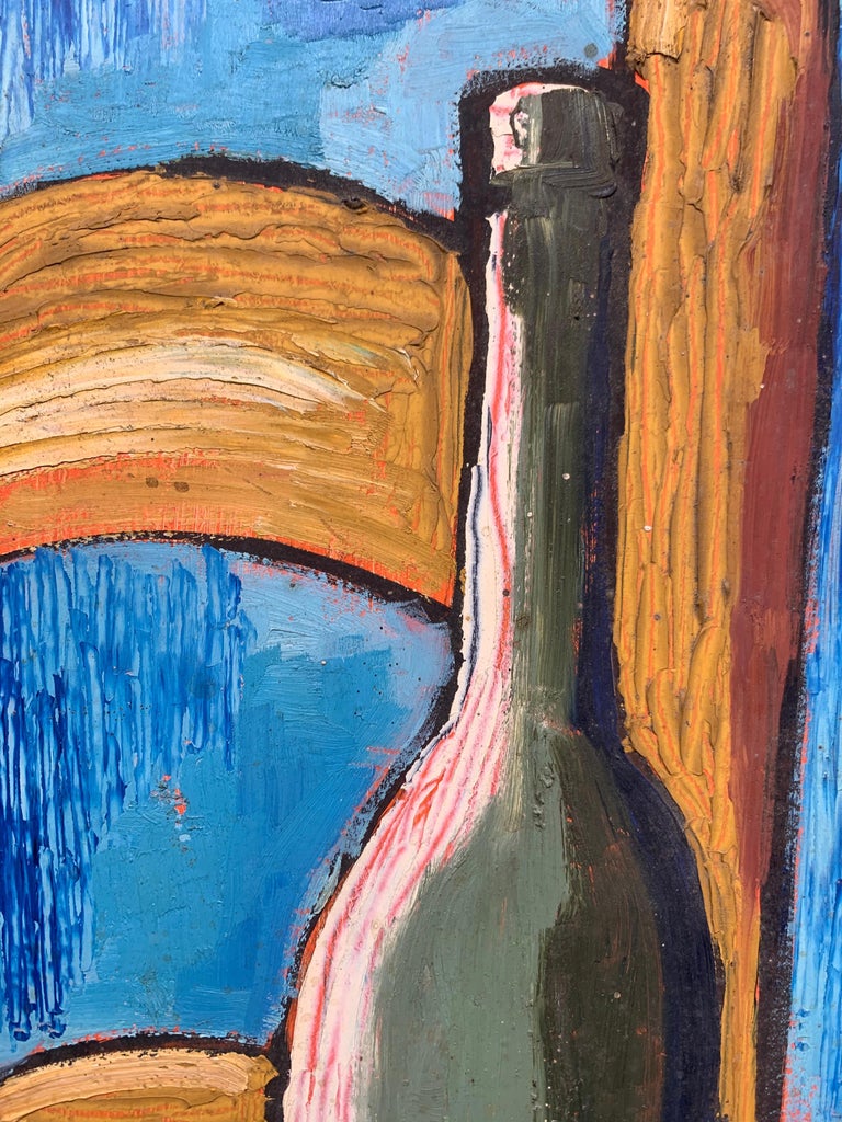 Luckner Lazard - Haitian Still Life with Chair and Fruit (Haiti) at 1stDibs