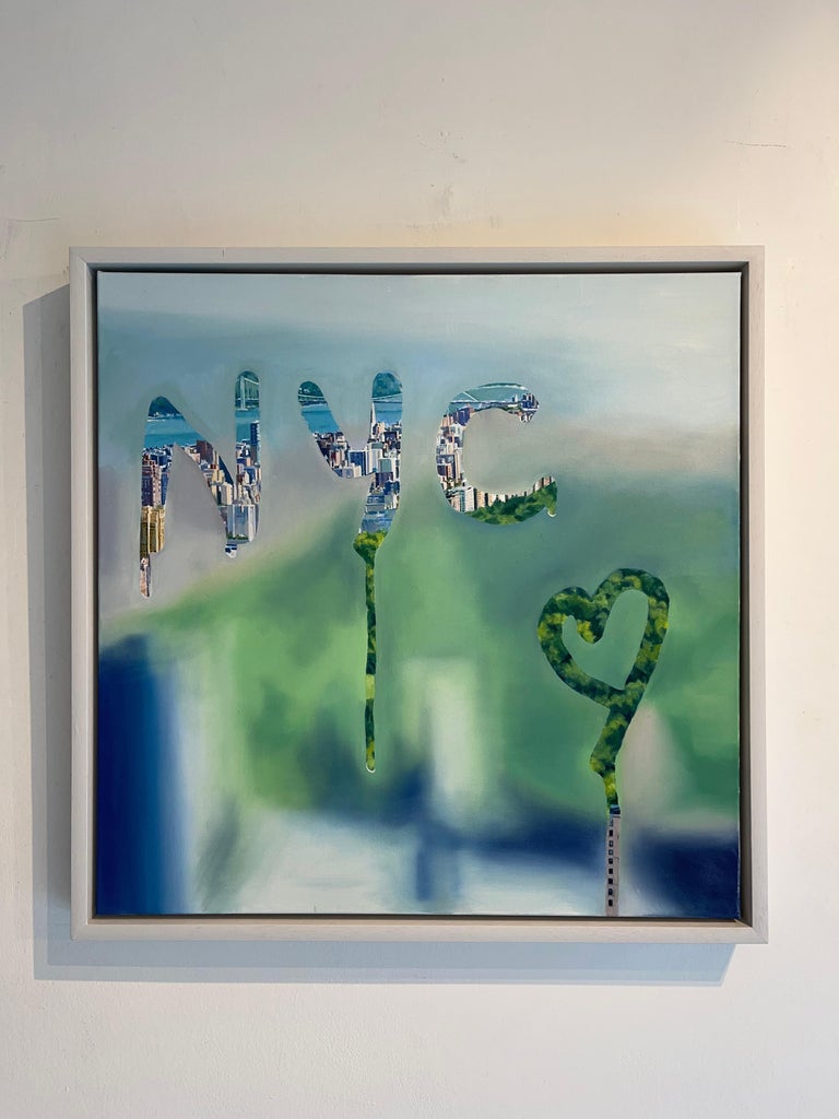 Lucy du Sautoy - Manhattan Muse I - contemporary condensation window ...