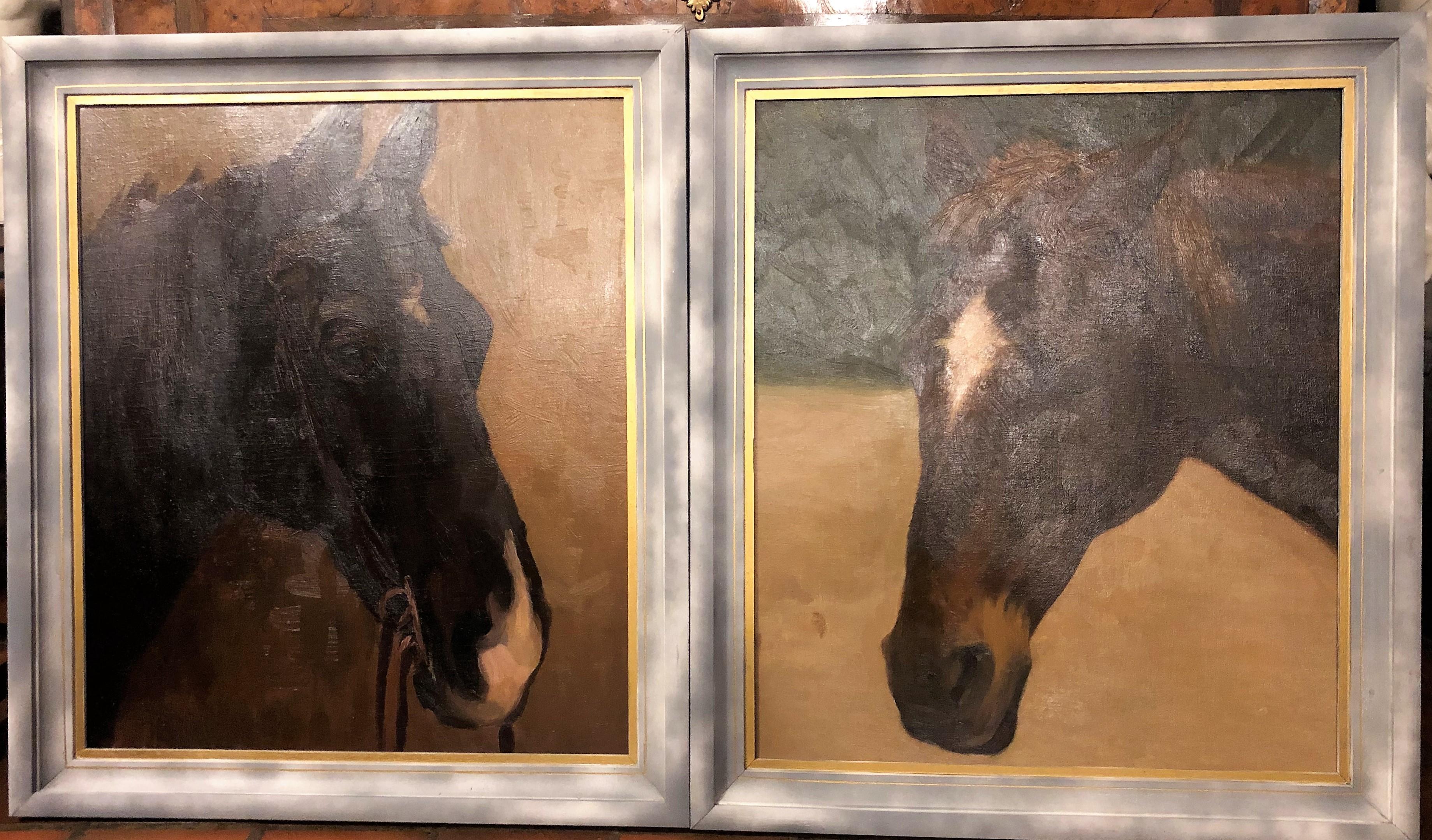 Lucy Kemp Welch - 2 Working Horses For Sale at 1stDibs