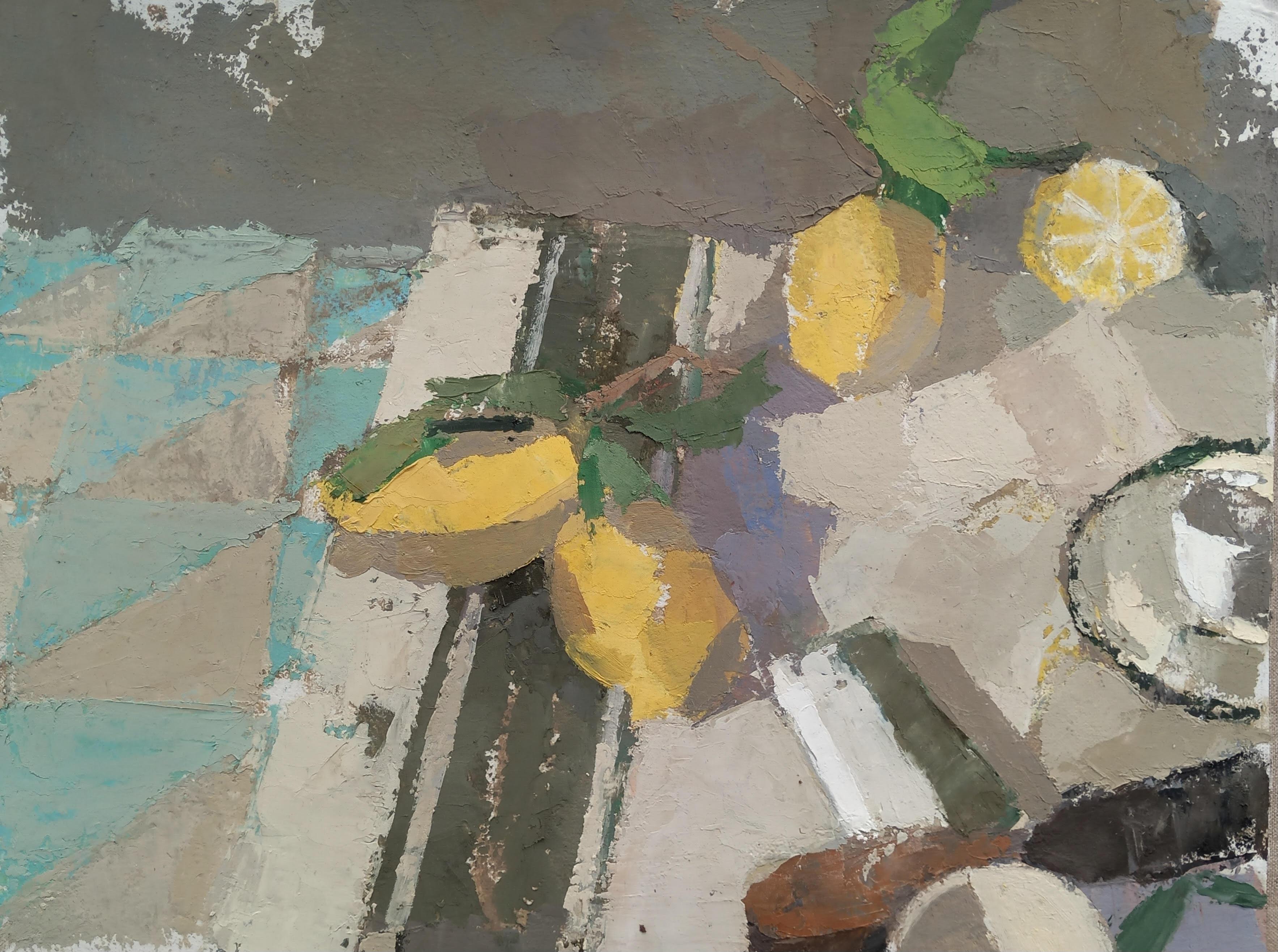 Lucy MacGillis - Limoni con la spatola For Sale at 1stDibs