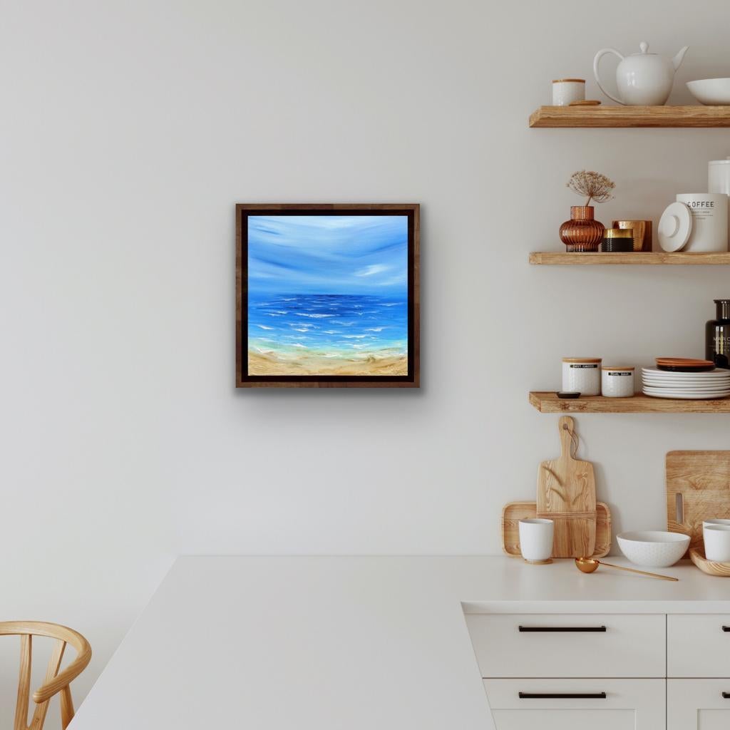 Lucy Moore - Coastal Breeze, Seascape Painting, Coastal Art, Miniature ...