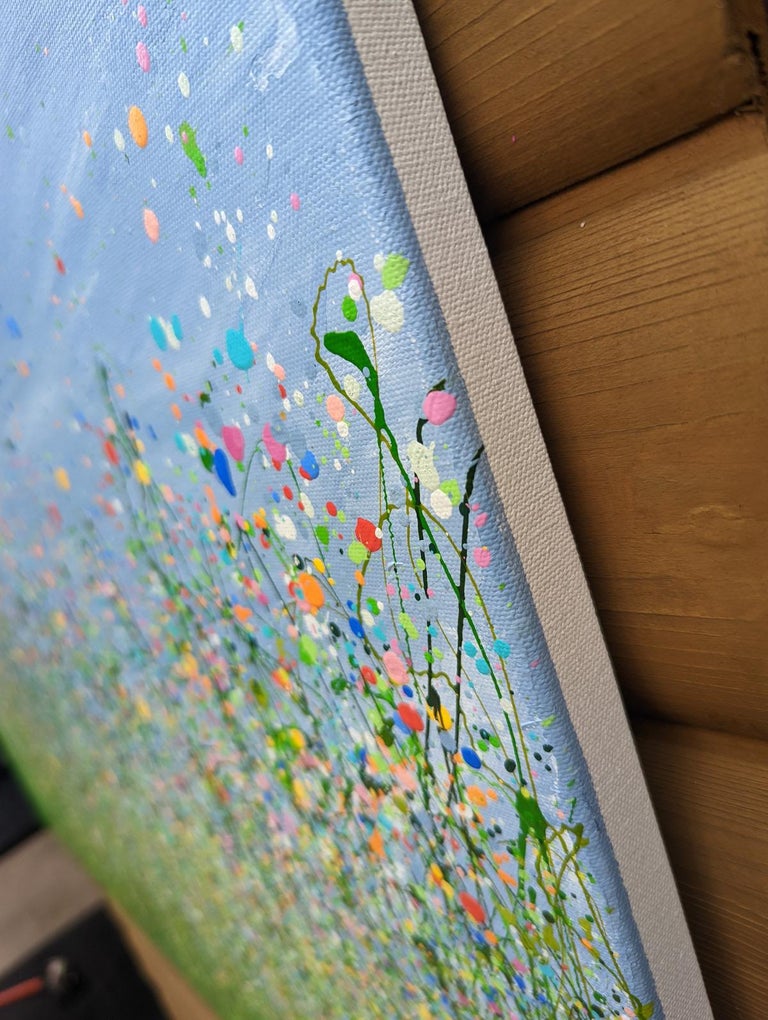 Lucy Moore - Last Call Of Summer Abstract Painting by Lucy Moore, 2022 ...