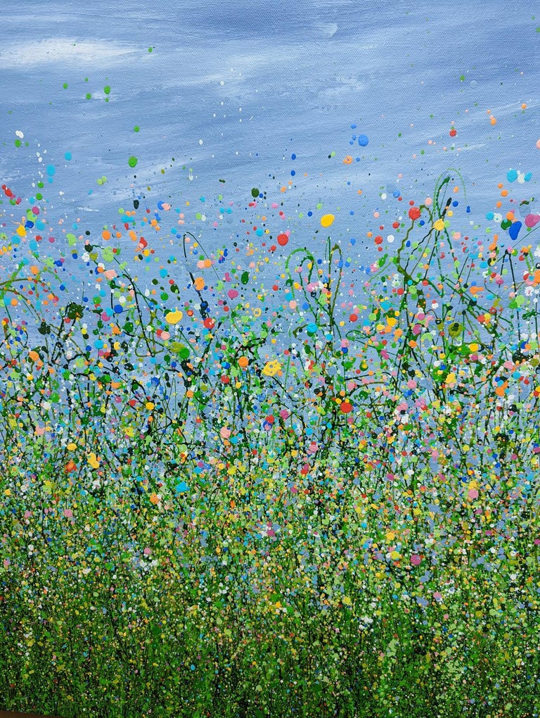 Lucy Moore - Last Call Of Summer Abstract Painting by Lucy Moore, 2022 ...